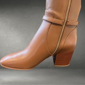 Michael Kors | Shoes | Michael Kors Ella Block Heel Boot 8 W Nib | Poshmark